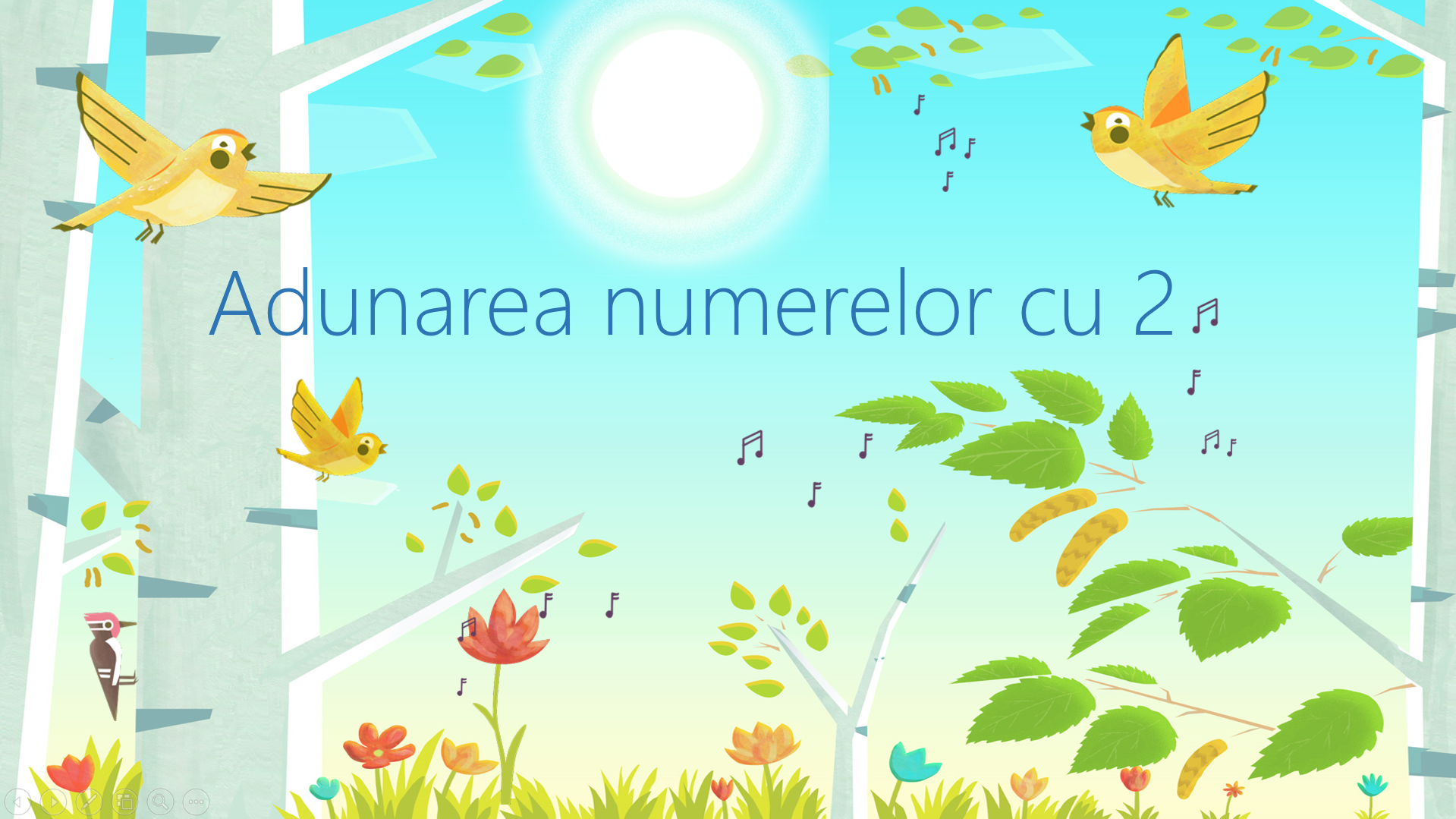 Prezentare interactivă - Adunarea numerelor cu 2